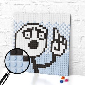 Weather Stone Meme Pixel Art Brick Mosaic
